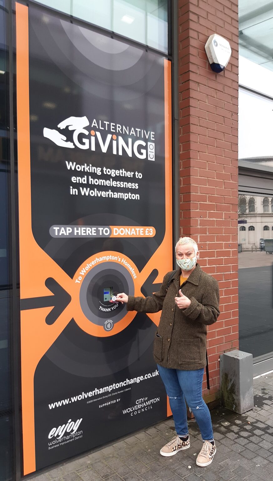 Tap to Donate Point Launched to Support Wolverhampton Homeless and ...